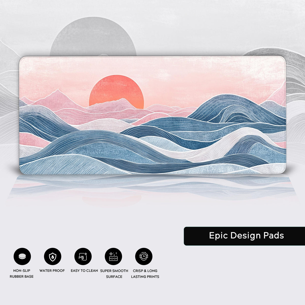 Transform Your Workspace with Coastal Aesthetic Desk Pads: A Touch of ...