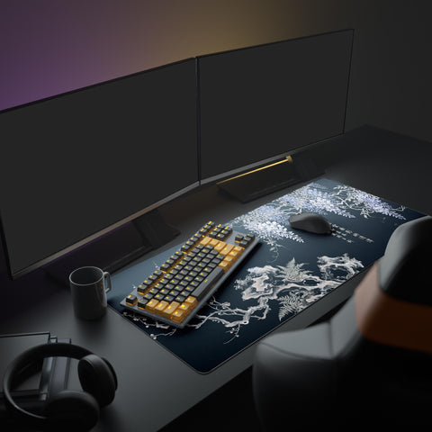 Wisteria Desk Mat - Traditional Chinese Ink Wash Mouse Pad – Epic ...